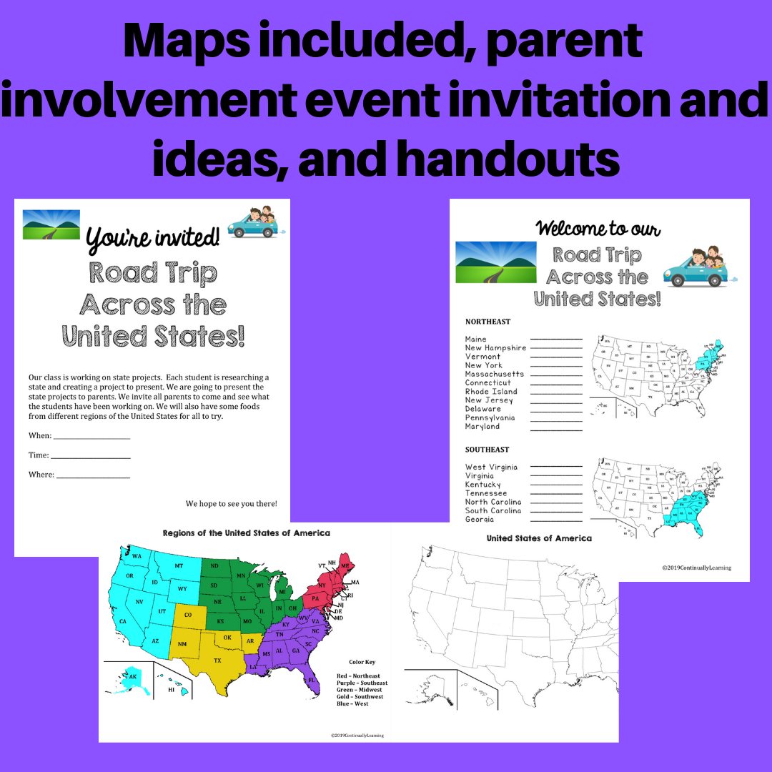 State Research Project for Upper Elementary - Amped Up Learning
