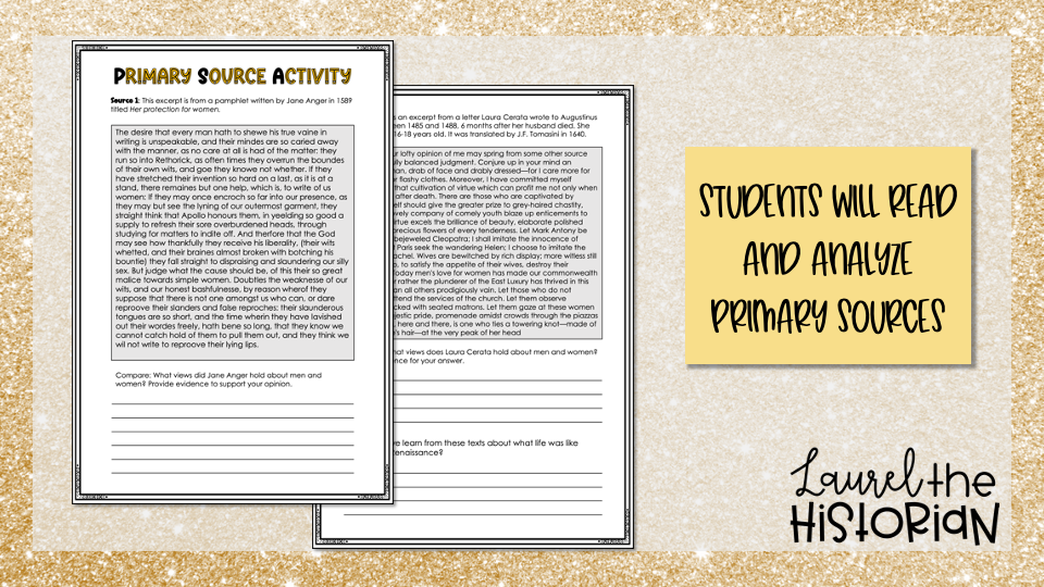 Women of the Renaissance Workbook - Amped Up Learning