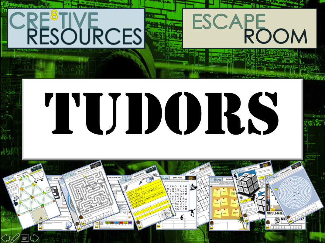 Tudor History Politics Escape Room - Amped Up Learning