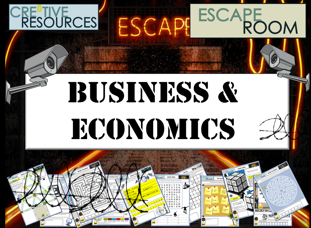 Business and Economics Escape Room - Amped Up Learning