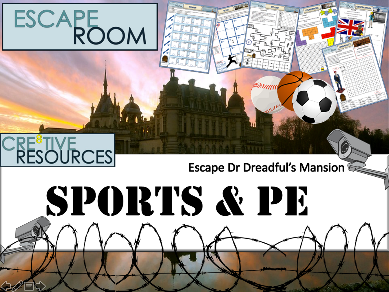 3rd Gen PE Digital Escape Room - Amped Up Learning