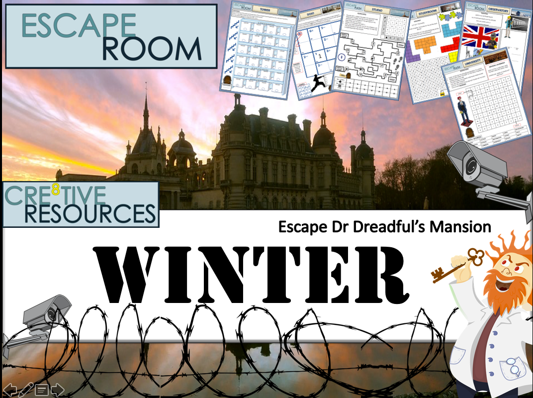Winter Digital Escape Room - Amped Up Learning