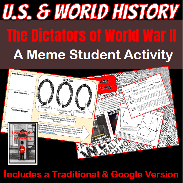 U.S. & World History | WWII Dictators | Hitler, Stalin, Mussolini ...