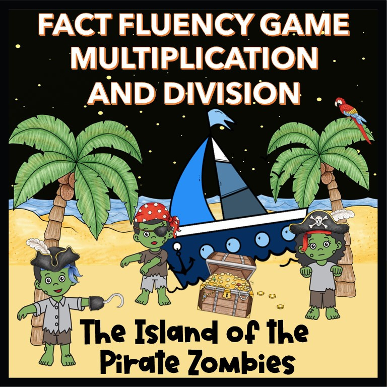 Fact Fluency Multiplication and Division Game - Basic Fact Practice ...
