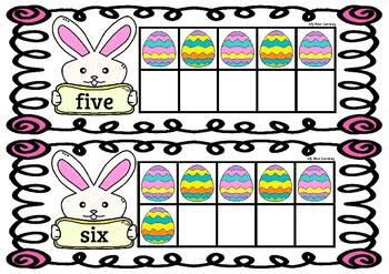 Easter Bunny Ten Frames - Amped Up Learning