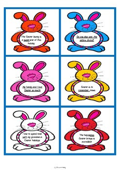 Easter Bunny Studies Word Classes/ Parts of Speech - Amped Up Learning