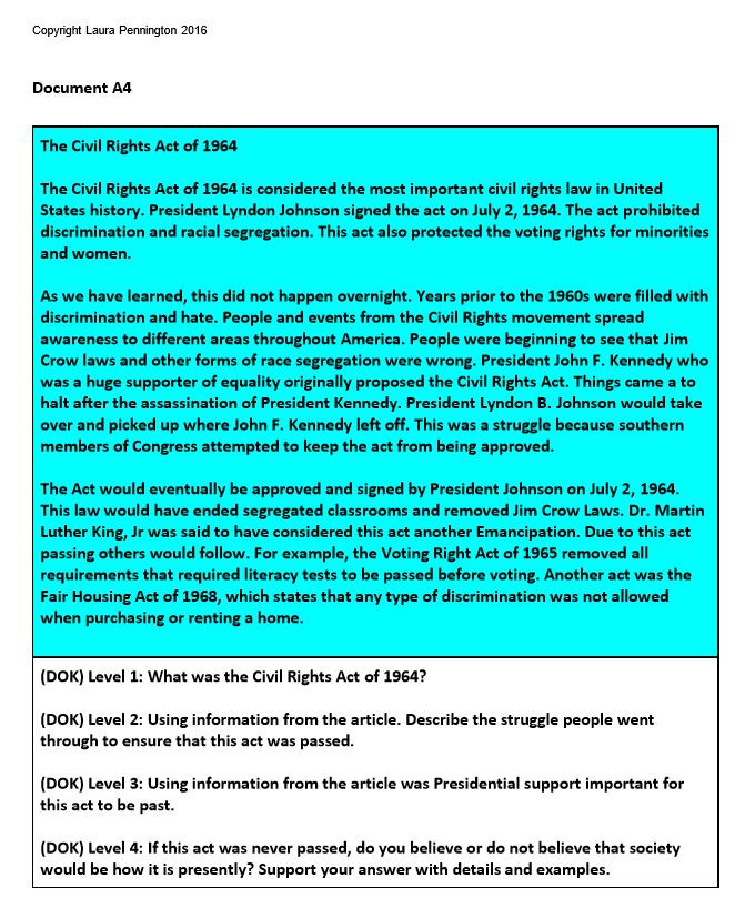 Civil Rights Events and Leaders Part 1 - Amped Up Learning