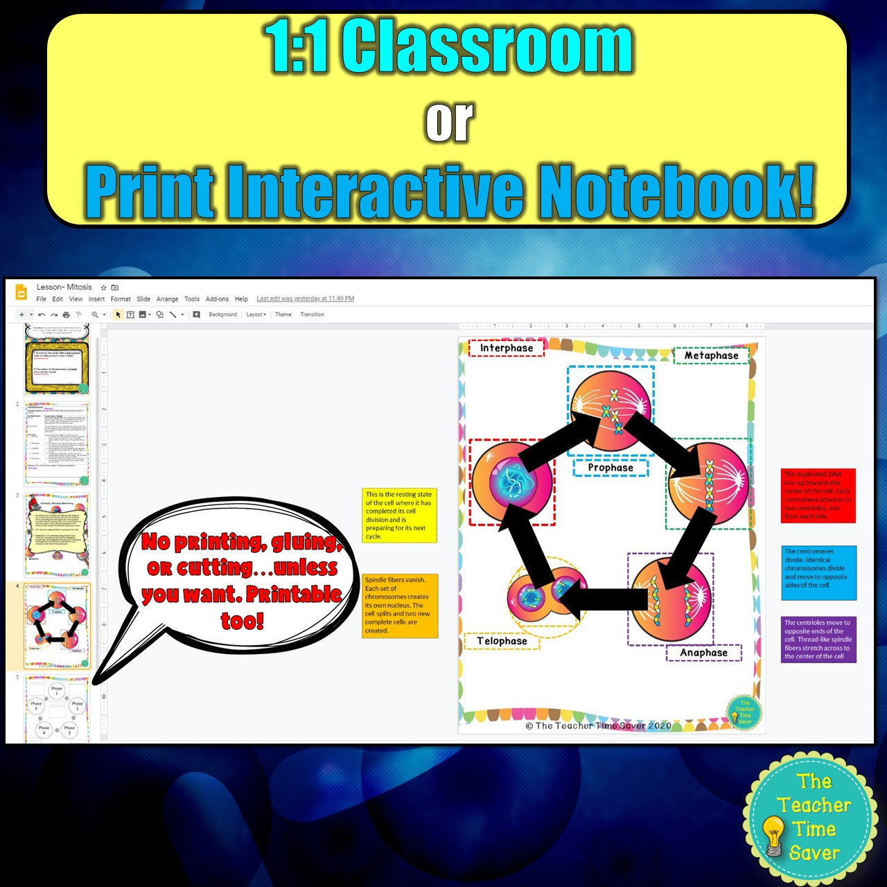 Cells Unit Digital and Printable Science Interactive Notebook - Amped ...