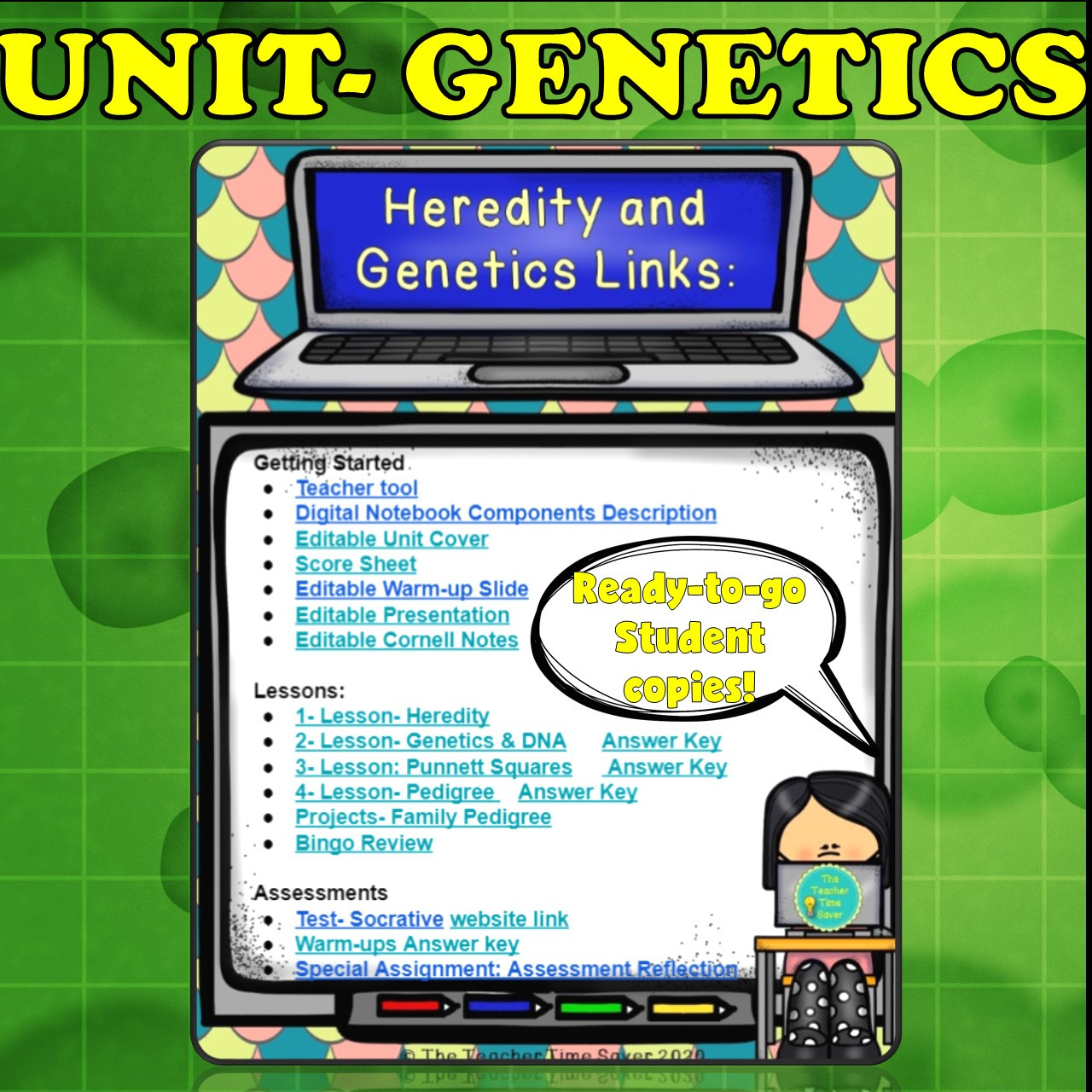 Genetics & Heredity Biology Digital Interactive Notebook - Amped Up ...