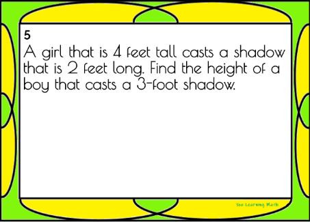 Similar Figure Word Problems: Google Slides - 18 Problems - Amped Up ...