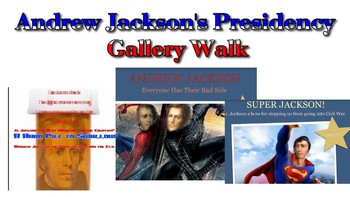 Andrew Jackson Gallery Walk with PEAR DECK GOOGLE SLIDES - Amped Up ...
