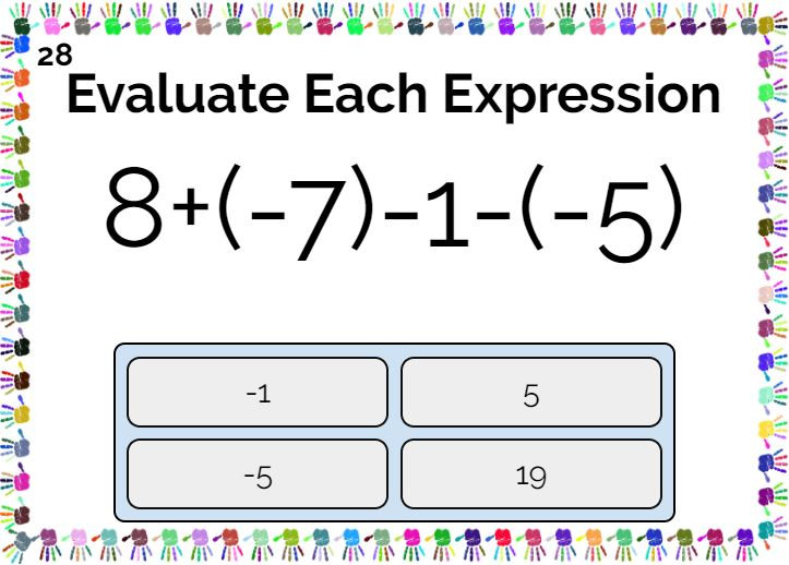 Addition and Subtraction of Integers including Word Problems: Digital ...