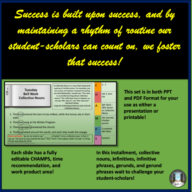 Focus on Grammar Bell Work or Bell Ringers - Part 4 Remote Ready ...