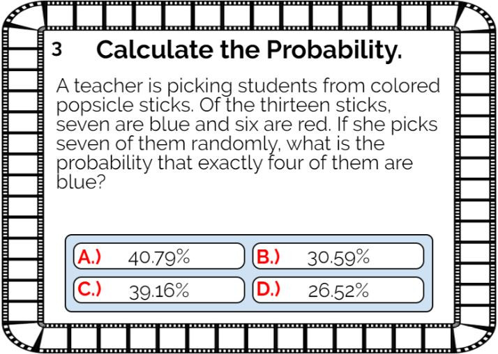 Probability with Permutations and Combinations: Digital BOOM Cards - 20 ...