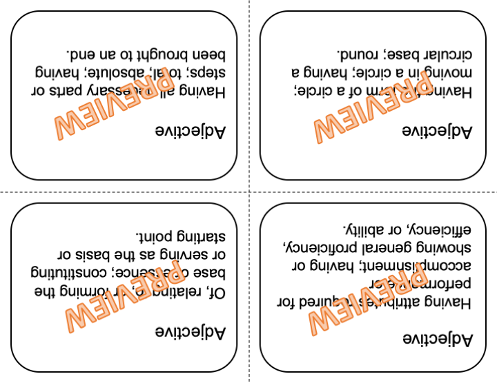 Power Words! Vocabulary Building Flashcards and Word Wall Set 8 - Amped ...