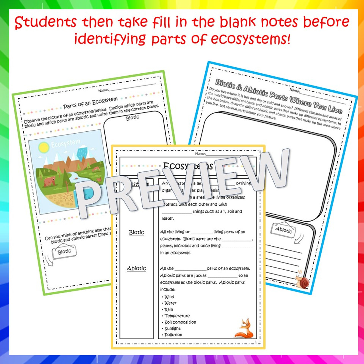 Ecosystems: Complete 5th Grade Unit (NGSS Aligned) - Amped Up Learning