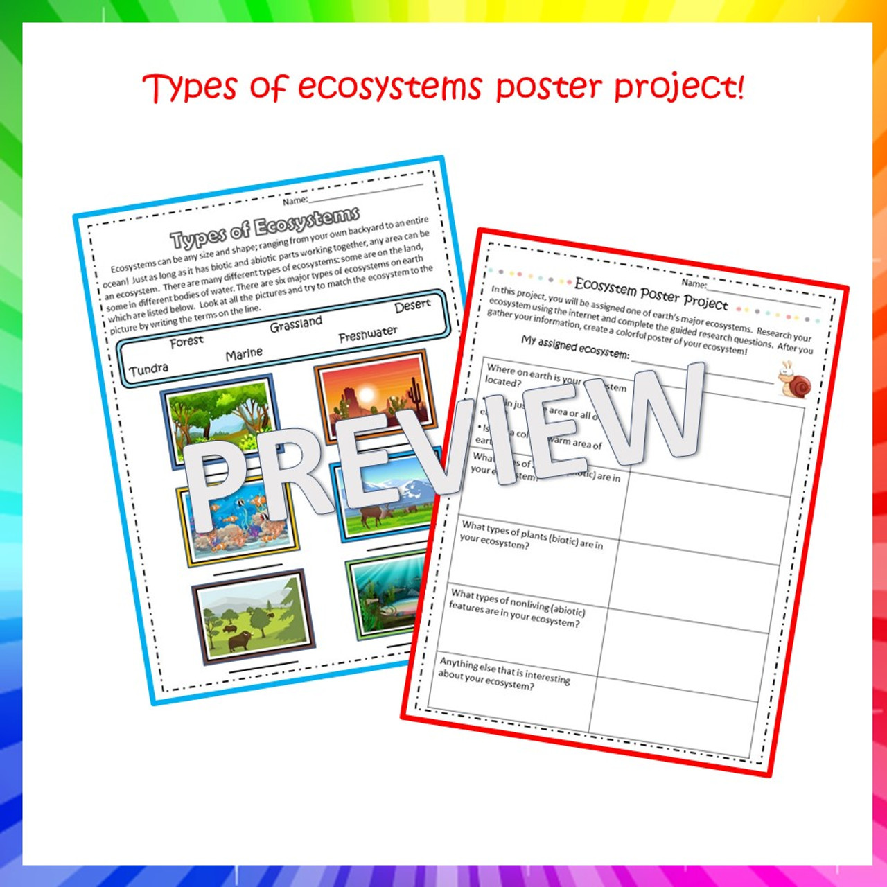 Ecosystems: Complete 5th Grade Unit (NGSS Aligned) - Amped Up Learning