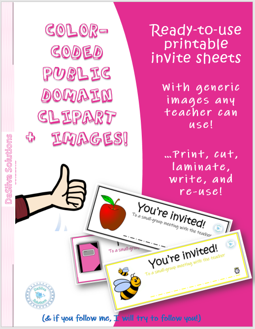 Small group invitations time management tool - Amped Up Learning