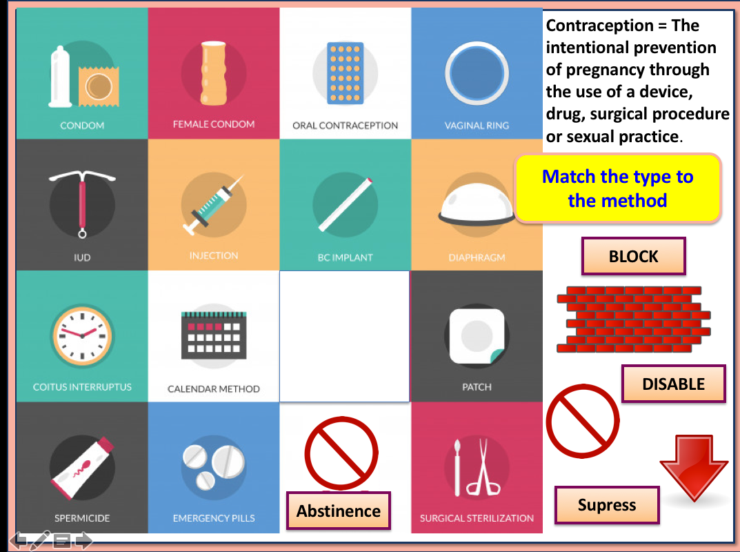 Types of Contraception - Amped Up Learning