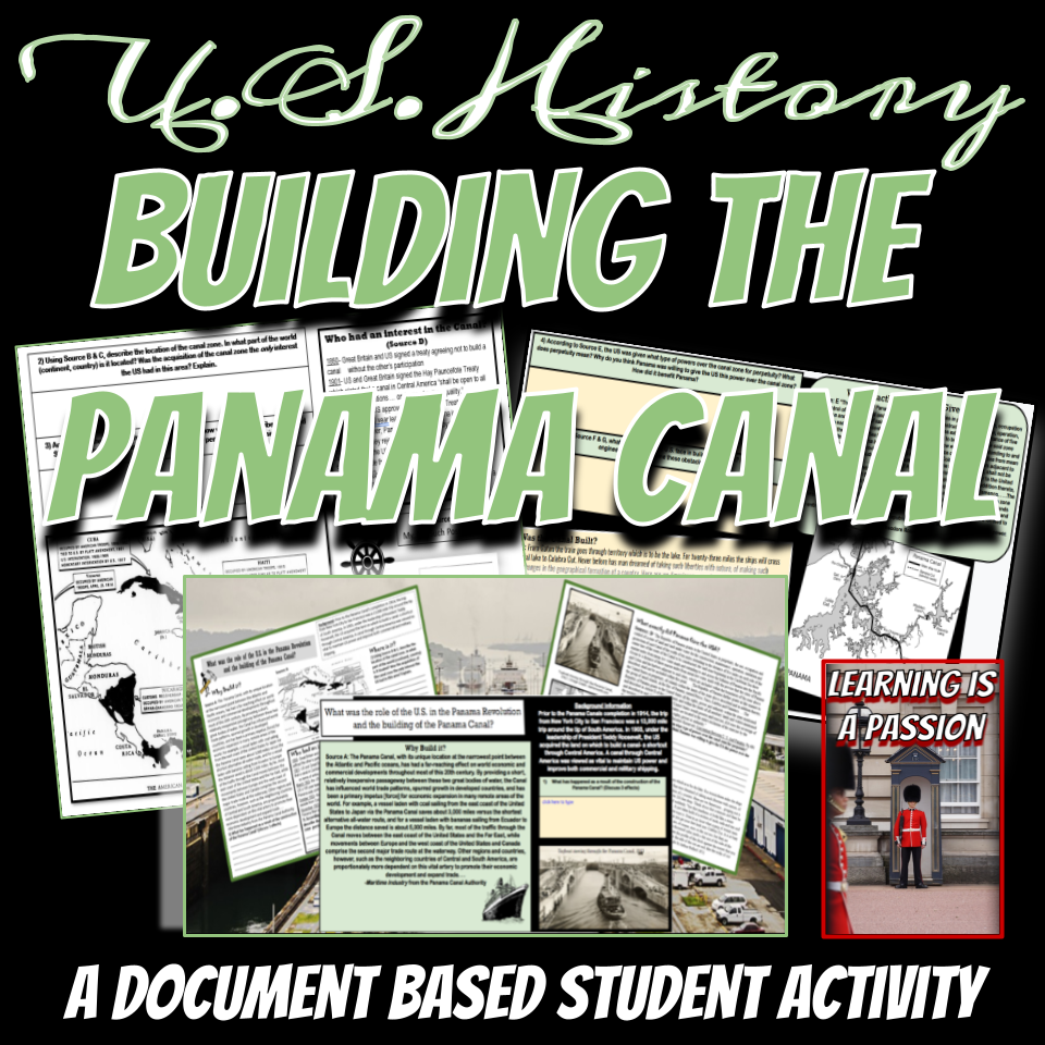 U.S. History | Imperialism | Building the Panama Canal | Document Based ...