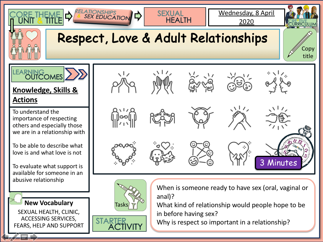 Respect and Relationships - Amped Up Learning