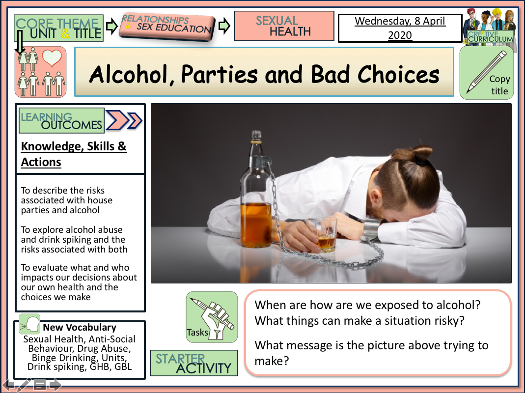 Alcohol and Bad Choices - Amped Up Learning