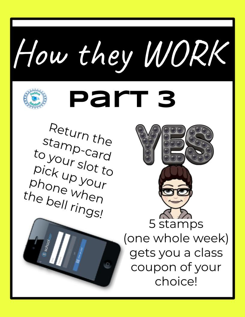 Class Coupons & Phone Station: Positive Reinforcement Classroom ...