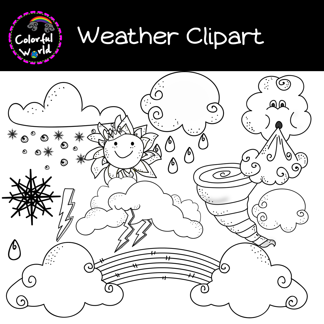 Weather clipart - Amped Up Learning