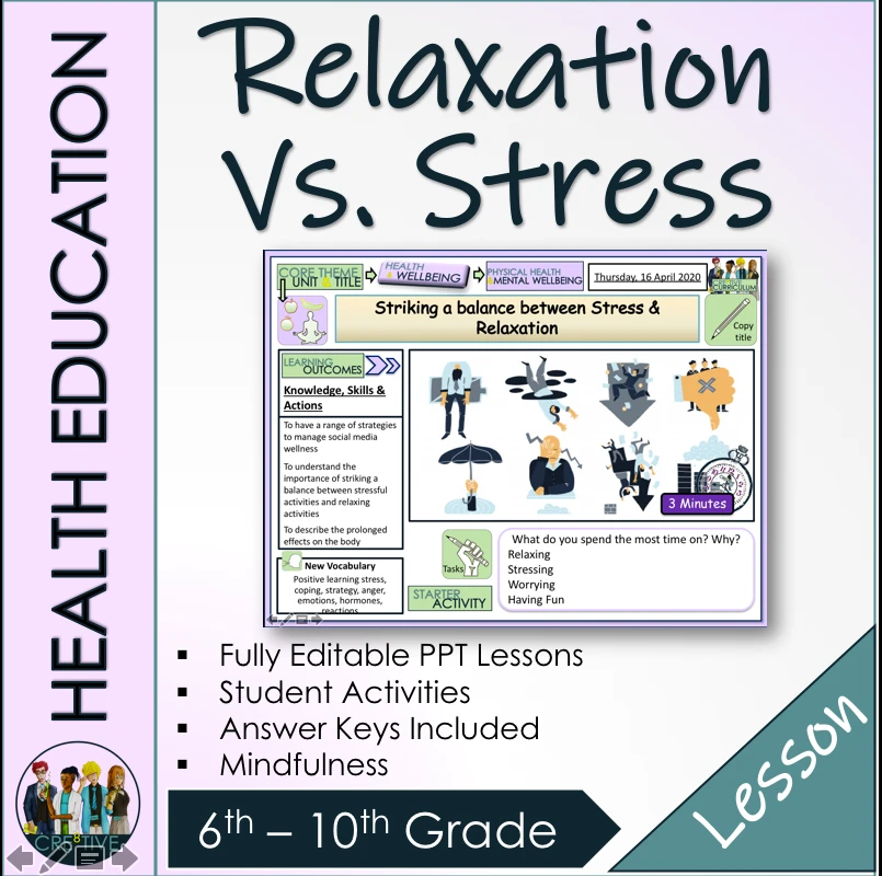 Balancing Stress and Relaxation Lesson - Amped Up Learning