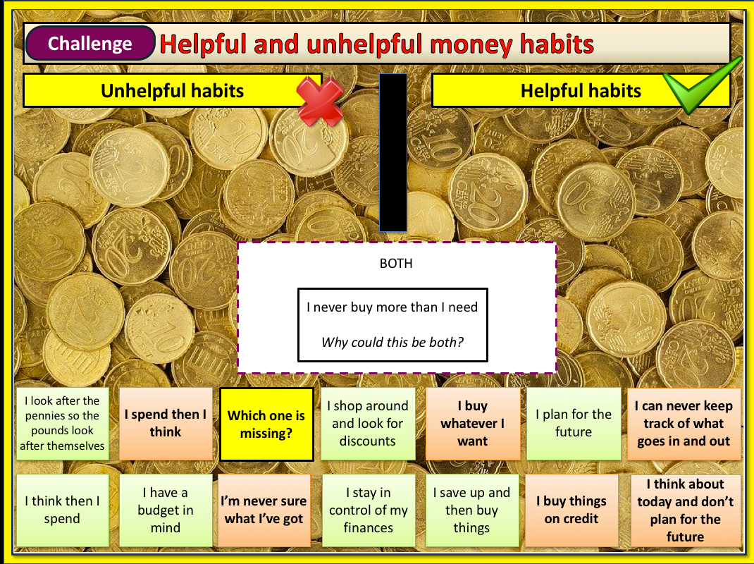 Saving and managing Money Lesson - Amped Up Learning