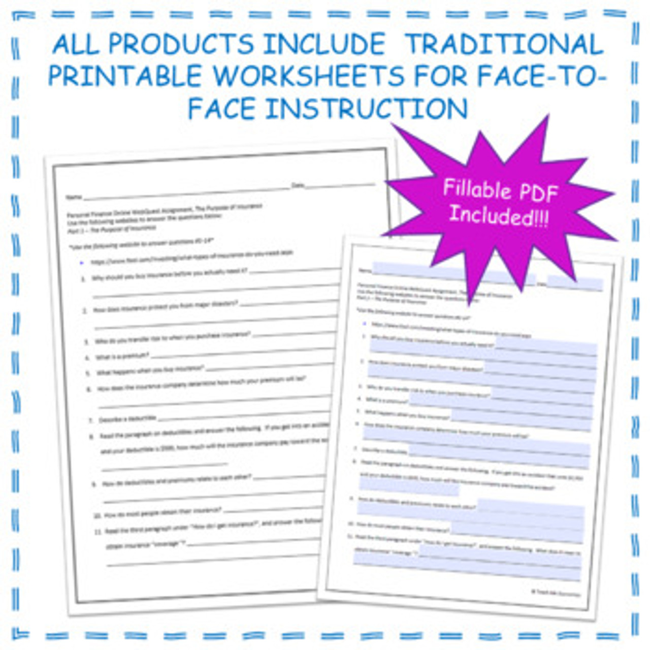 Bundle of Personal Finance Economic Webquests Economics Printable or ...