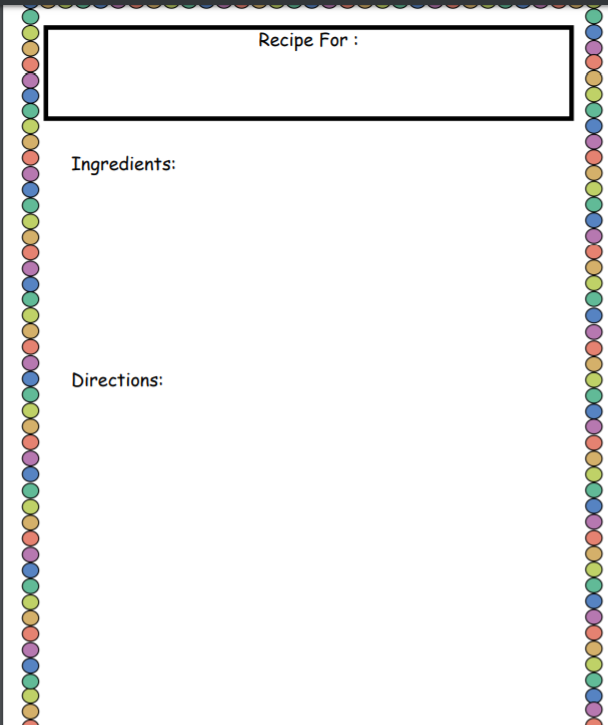 Mother's Day Recipe Book/Poetry Book - Amped Up Learning