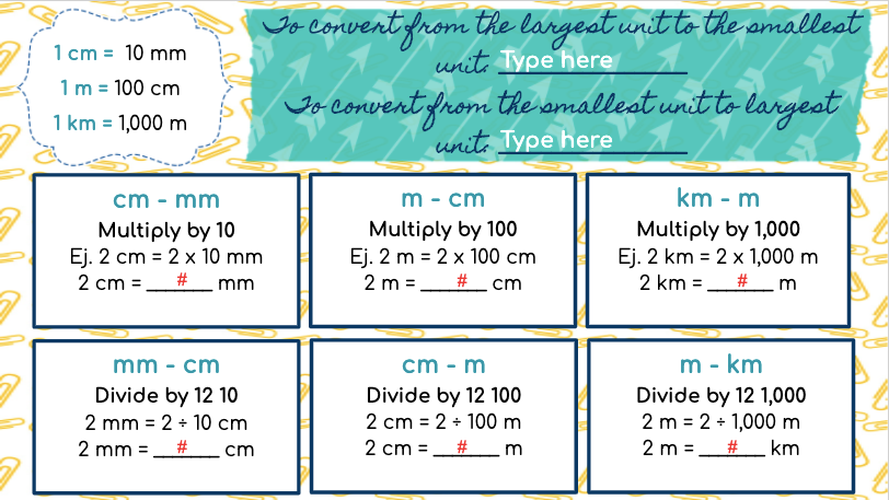 Measurement Metric System Length Digital Project - Amped Up Learning