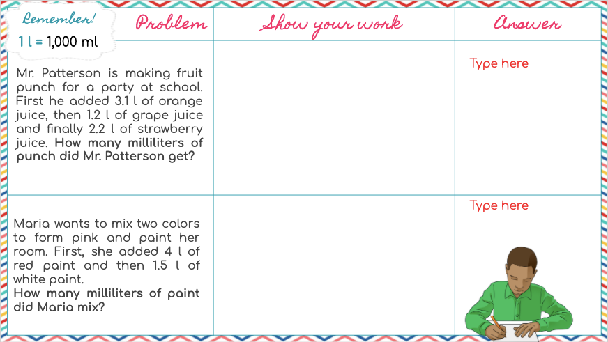 Measurement Metric System Capacity Digital Project - Amped Up Learning