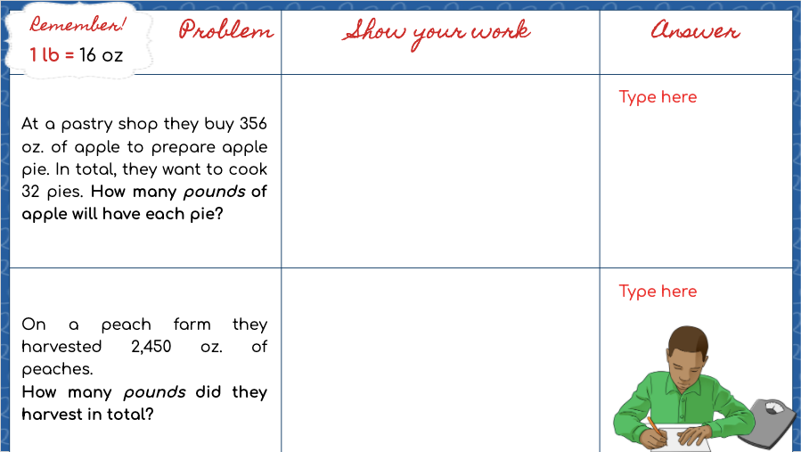 Measurement Customary System Weight Digital Project - Amped Up Learning