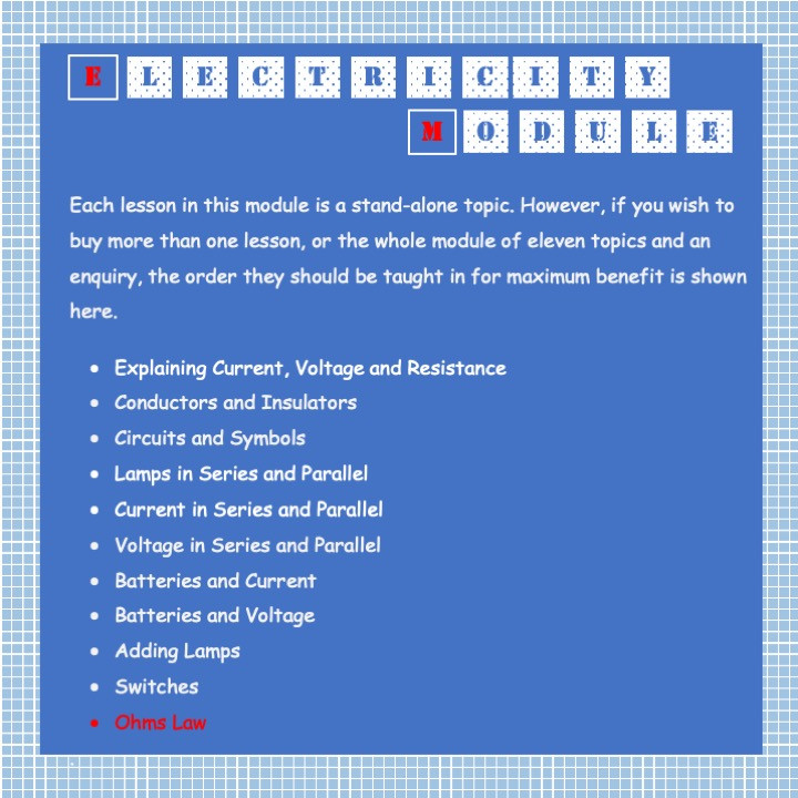 Current Electricity - Ohms Law Distance Learning for Middle School ...