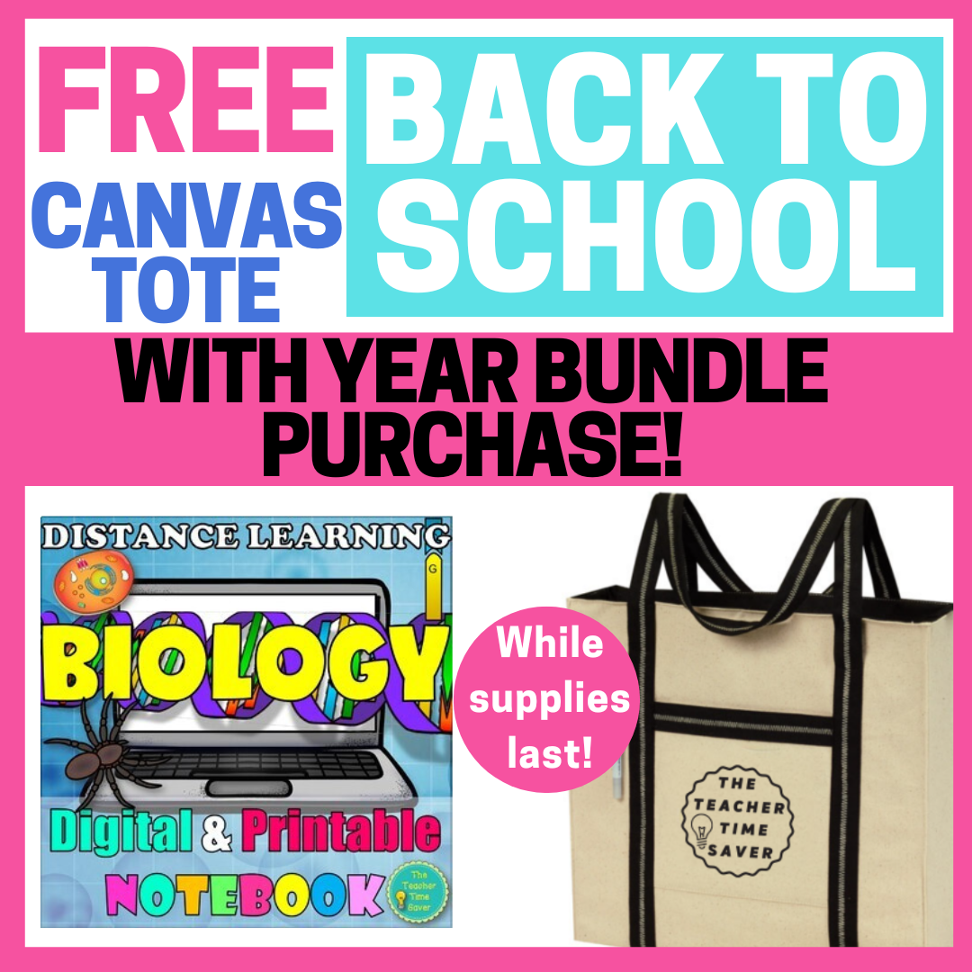 DISTANCE LEARNING- Biology Year Bundle | Cells Genetics Evolution ...