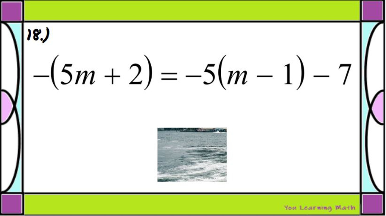 Solving Multi-Step Equations: GOOGLE Slides Picture Puzzle - 20 ...