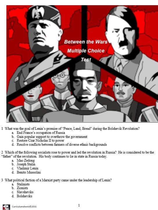 World History - Between the Wars - Flipped Unit (Bundled) - Amped Up ...