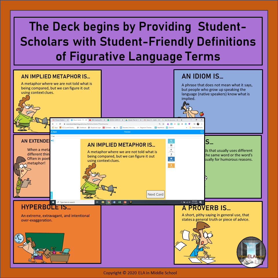 Figurative Language Boom Cards