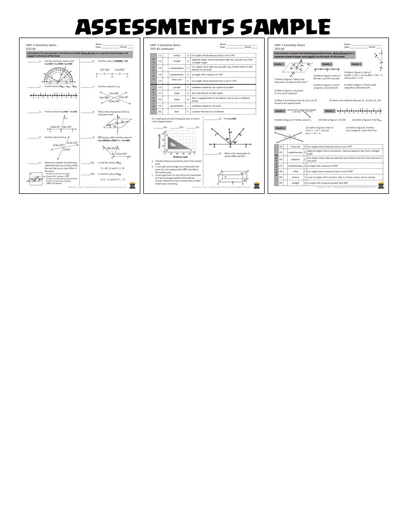 Geometry Basics: Introducing Points, Lines, Planes, Angles