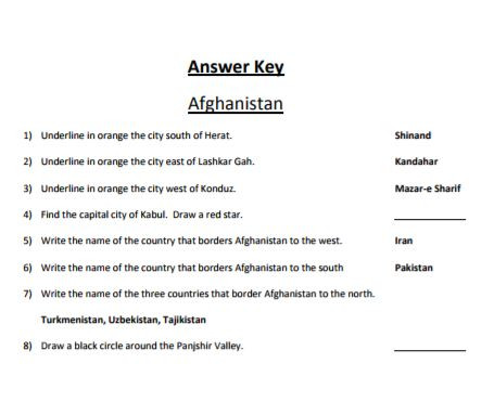 Asia Map Scavenger Hunt - Amped Up Learning