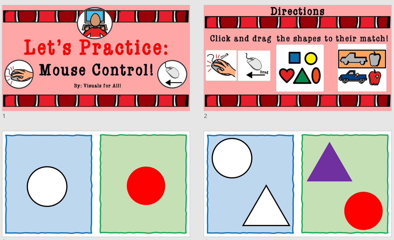 Let's Practice Mouse Control