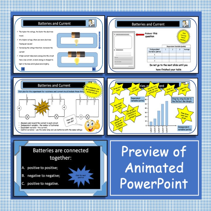 Batteries and Current Explained Distance Learning and Homeschool for ...