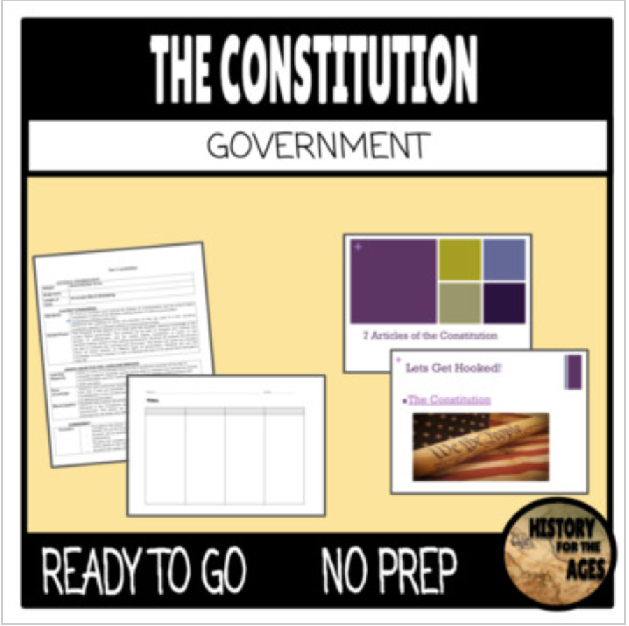 The Constitution Lesson Plan