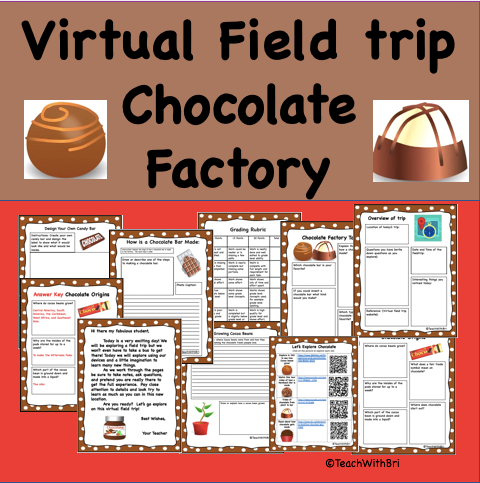 Virtual Field Trip to the Chocolate Factory- History and How Chocolate ...