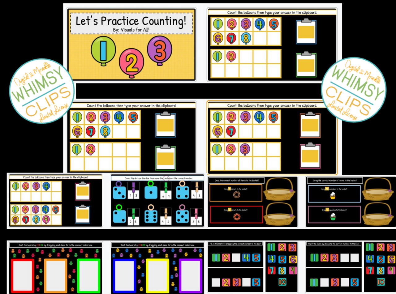 Let's Practice Counting! **Google Slides** - Amped Up Learning