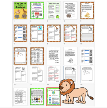 Virtual Field Trip Safari to the Grasslands