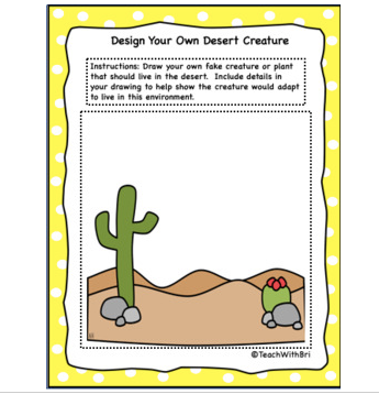 Virtual Field Trip Safari to the Desert