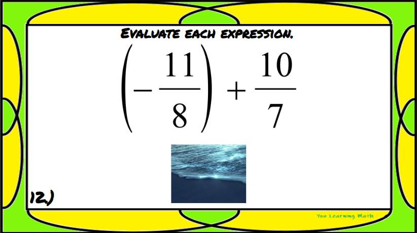 Adding and Subtracting Improper Fractions